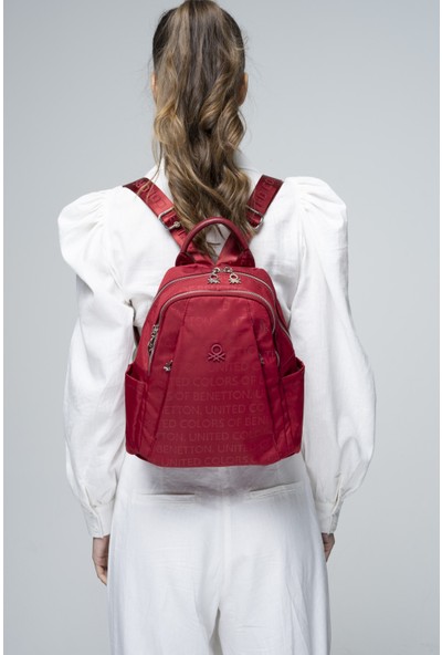 United Colors Of Benetton Benetton Kadın Sırt Çantası Kırmızı BNT711