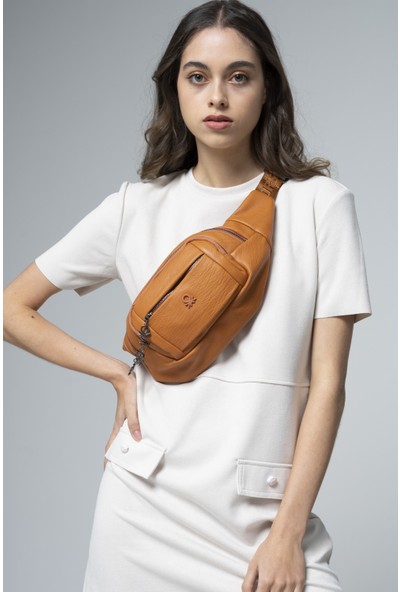 United Colors Of Benetton Benetton Kadın Bel Çantası Camel BNT708