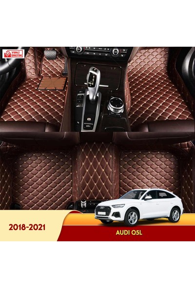 Miren Audi Q5L 2018-2021 Araç 5d Havuzlu Suni Deri Oto Paspas