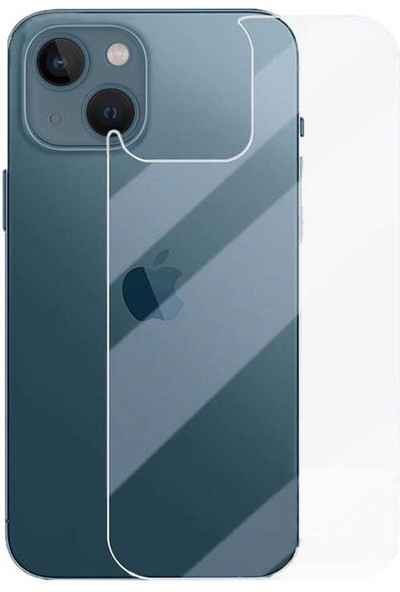 Apple iPhone 13 Mini Arka Koruyucu Temperli Cam