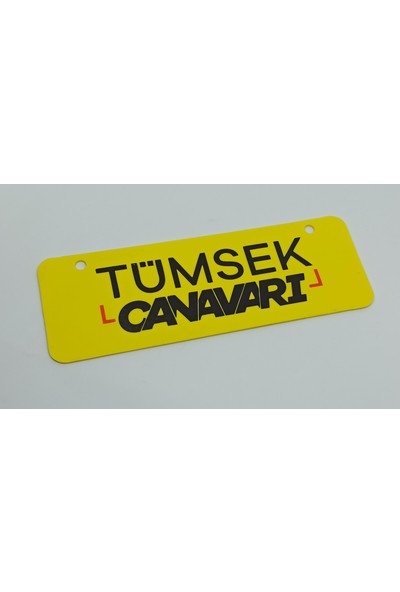 GMAX Tümsek Canavarı Sarı Dekor Plaka GMAX Tümsek Canavarı Sarı Dekor Plaka