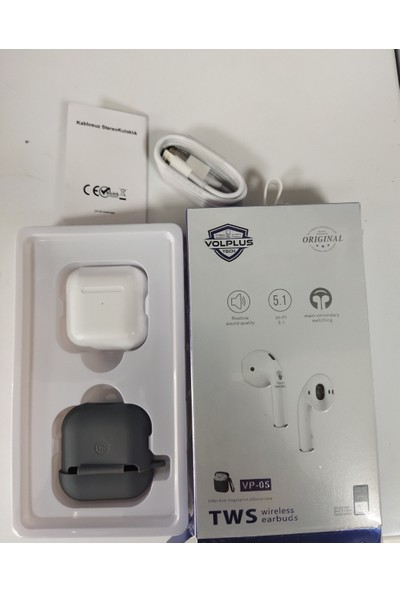Evrentec Vp-05 Kılıf Hediyeli Tws Bluetooth Kulaklık Evrentec Vp-05 Kılıf Hediyeli Tws Bluetooth Kulaklık