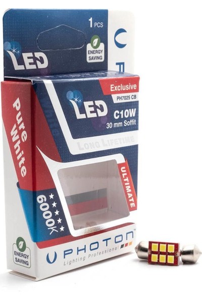 Photon C10W 12V 30MM Sofit Exclusive Serisi Can-Bus PH7025 Photon C10W 12V 30MM Sofit Exclusive Serisi Can-Bus PH7025