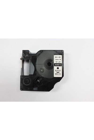 Dymo D1 45013 Beyaz Etikete Siyah (12mm x 7m) Dymo D1 45013 Beyaz Etikete Siyah (12mm x 7m)
