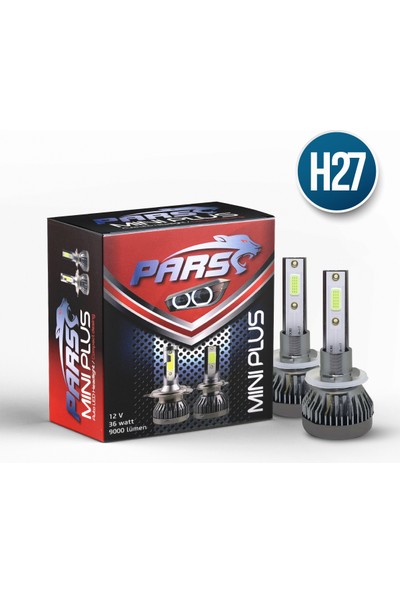 Pars H27 Mini Plus LED Xenon Far Şimşek Etkili Ice Blue Oto Ampul 9000 Lümen - 1 Yıl Garantili Pars H27 Mini Plus LED Xenon Far Şimşek Etkili Ice Blue Oto Ampul 9000 Lümen - 1 Yıl Garantili