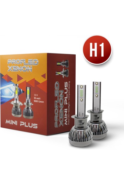 Profled H1 Mini Plus LED Xenon Far Şimşek Etkili Beyaz Renkli Oto Ampul 9000 Lümen - 1 Yıl Garantili Profled H1 Mini Plus LED Xenon Far Şimşek Etkili Beyaz Renkli Oto Ampul 9000 Lümen - 1 Yıl Garantili