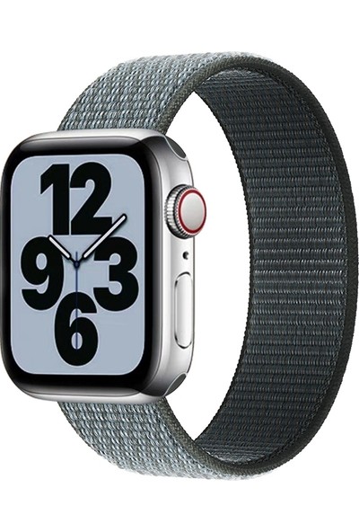 Yue Store Naylon Yedek Kayış Boyut Xs 44 mm / 42 mm Firtina Grisi Kordon (Yurt Dışından)