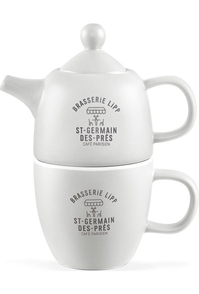 Madame Coco Grand Demlik - Soft Gri Madame Coco Grand Demlik - Soft Gri