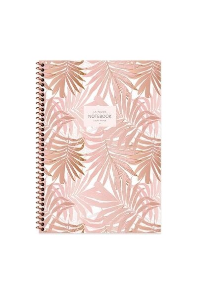 Keskin Color La Plume Spiralli Leaves Kahve Karton Kapak 80 Yaprak A4 Kareli Defter Keskin Color La Plume Spiralli Leaves Kahve Karton Kapak 80 Yaprak A4 Kareli Defter