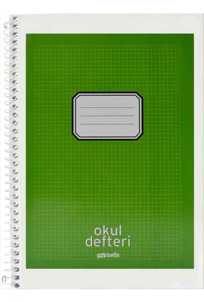 Mynote A5 96 Yaprak Karton Kapak Spiralli Defter Kareli Mynote A5 96 Yaprak Karton Kapak Spiralli Defter Kareli