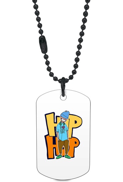 Rowalsi Hiphop Siyah Renk Künye / Kolye DFT1600 Rowalsi Hiphop Siyah Renk Künye / Kolye DFT1600