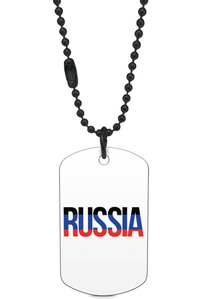 Rowalsi Russia Siyah Renk Künye / Kolye DFT2162