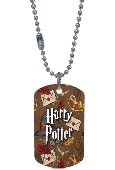 Rowalsi Harry Potter Gümüş Renk Künye / Kolye DFT2606