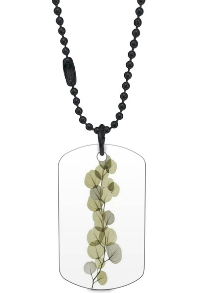 Rowalsi Doğa Siyah Renk Künye / Kolye DFT3046