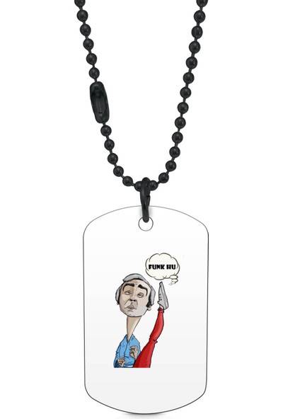 Rowalsi Şener Şen Siyah Renk Künye / Kolye DFT159