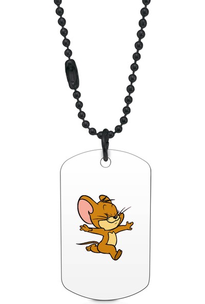 Rowalsi Jerry Siyah Renk Künye / Kolye DFT223