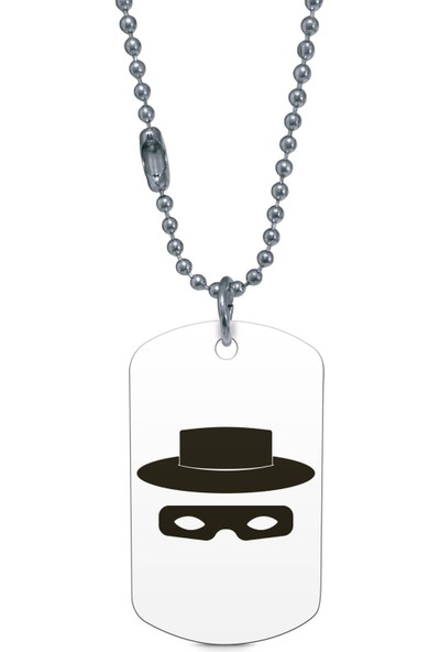 Rowalsi Şapka Gümüş Renk Künye / Kolye DFT1037 Rowalsi Şapka Gümüş Renk Künye / Kolye DFT1037