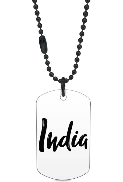 Rowalsi India Siyah Renk Künye / Kolye DFT2179 Rowalsi India Siyah Renk Künye / Kolye DFT2179