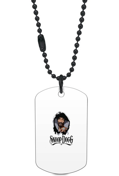 Rowalsi Snoop Dogg Siyah Renk Künye / Kolye DFT1688