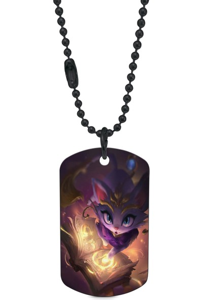 Rowalsi Support Lol Siyah Renk Künye / Kolye DFT3235