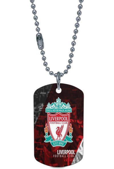 Rowalsi Liverpool Gümüş Renk Künye / Kolye DFT4528