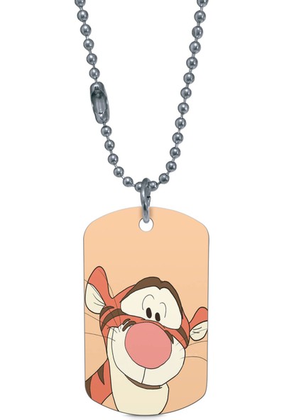 Rowalsi Winnie-The-Pooh Gümüş Renk Künye / Kolye DFT4866