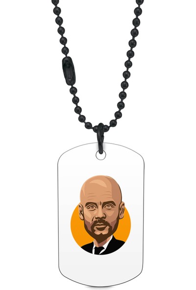 Rowalsi Josep Guardiola Siyah Renk Künye / Kolye DFT1222 Rowalsi Josep Guardiola Siyah Renk Künye / Kolye DFT1222