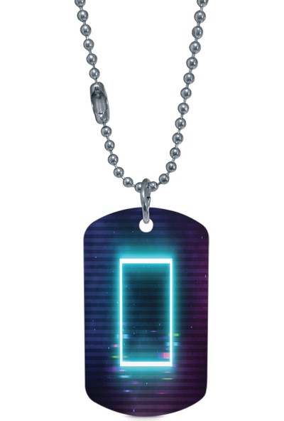 Rowalsi Game Gümüş Renk Künye / Kolye DFT5338