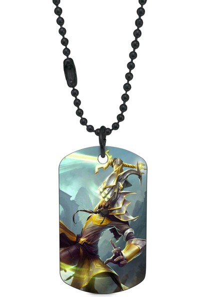 Rowalsi Jungle Lol Siyah Renk Künye / Kolye DFT3218