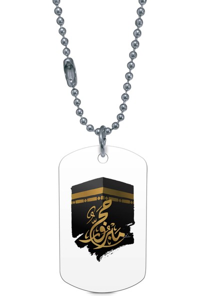 Rowalsi Kabe Gümüş Renk Künye / Kolye DFT698 Rowalsi Kabe Gümüş Renk Künye / Kolye DFT698