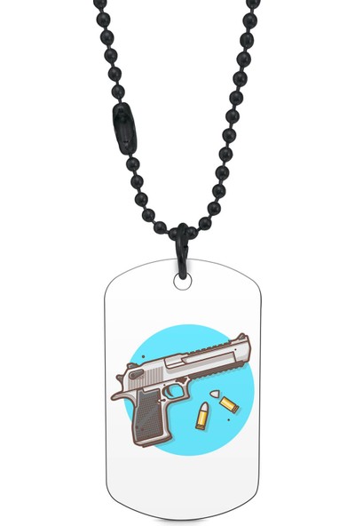 Rowalsi Siyah Renk Künye / Kolye DFT1317