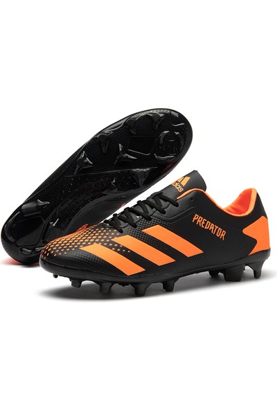 Bobdog BC202028 Uyku Kauçuk Siyah Futbol Ayakkabıları Erkek Ayakkabıları Eğitim Ayakkabı Tırnak Ayakkabıları Spor Ayakkabı