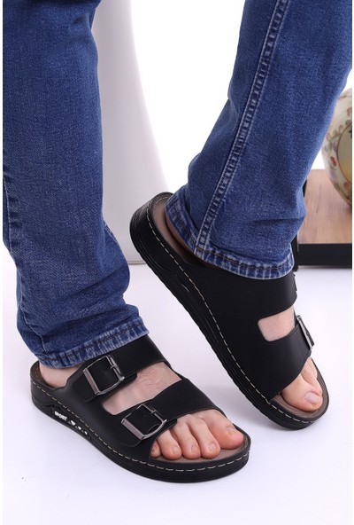 Wordex M1304 Yumuşak Tabanlı Günlük Erkek Ev Dışarı Sport Terlik