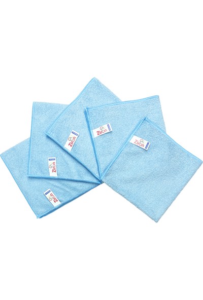 Ziron Mikrofiber Kalın Dokulu Temizlik Bezi Mavi 40 x 40 cm 5'li Ziron Mikrofiber Kalın Dokulu Temizlik Bezi Mavi 40 x 40 cm 5'li