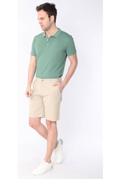 Keep Out Erkek Madrid Straight Şort Taş