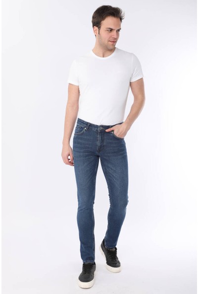 Keep Out Erkek Bernardo Skinny Jean Pantolon Koyu Mavi Keep Out Erkek Bernardo Skinny Jean Pantolon Koyu Mavi