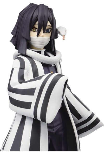 Schulzz Demon Slayer Iblis Avcısı Anime Obanai Iguro Bandai Figür Oyuncak 15CM Schulzz Demon Slayer Iblis Avcısı Anime Obanai Iguro Bandai Figür Oyuncak 15CM