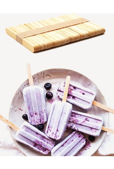 Anadolu Saray Çarşısı Pratik 50'li Ahşap Dondurma Çubuğu