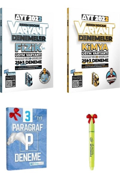 AYT Fizik ve Kimya Varyant Deneme Seti AYT Fizik ve Kimya Varyant Deneme Seti