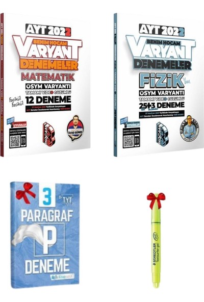 Benim Hocam Yayınları AYT Matematik ve Fizik Varyant Denemeler