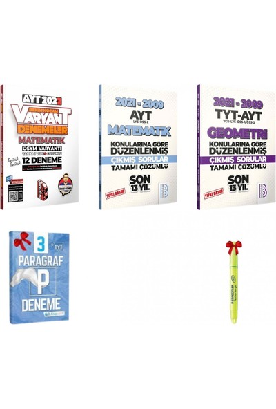 Benim Hocam Yayınları AYT Matematik Deneme ve Matematik + Geometri Çıkmış Sorular Benim Hocam Yayınları AYT Matematik Deneme ve Matematik + Geometri Çıkmış Sorular