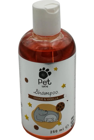 Gezeroğlu Petshop Vanilya Kurabiye Kokulu Kedi Şampuanı 250 ml