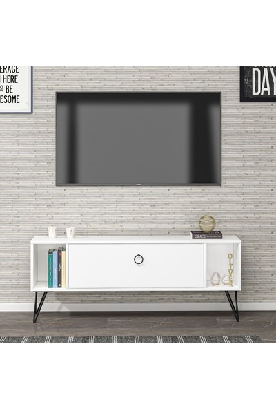 Ida Dekor Assos Tv Sehpası Beyaz