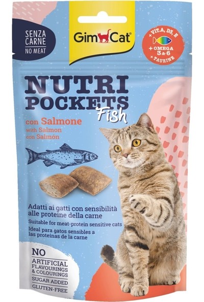 Gimcat Kedi Ödül Tableti Np Fish Wıth Salmon 60GR Gimcat Kedi Ödül Tableti Np Fish Wıth Salmon 60GR