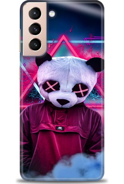 Ahk Samsung Galaxy S21 Kılıf Hd Baskılı Kılıf - Panda