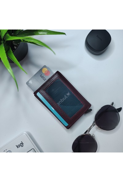 Karali Deri Premium Erkek Deri Bordo Kartlık Mekanizmalı Mıknatıslı Karali Deri Premium Erkek Deri Bordo Kartlık Mekanizmalı Mıknatıslı