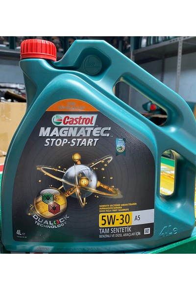 Castrol Magnatec 5W-30 A5 4 Litre Stop-Start Tam Sentetik Motor Yağı (Üretim Yılı: 2022) Castrol Magnatec 5W-30 A5 4 Litre Stop-Start Tam Sentetik Motor Yağı (Üretim Yılı: 2022)