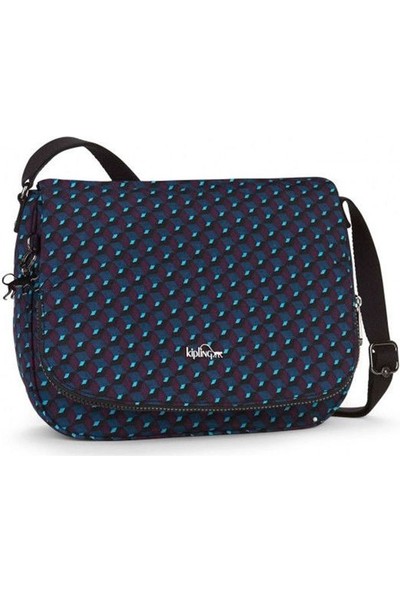 Kipling Earthbeat M Basic KPM04 Yeşil Mor Küp Kadın Çapraz Askılı Çanta K14302