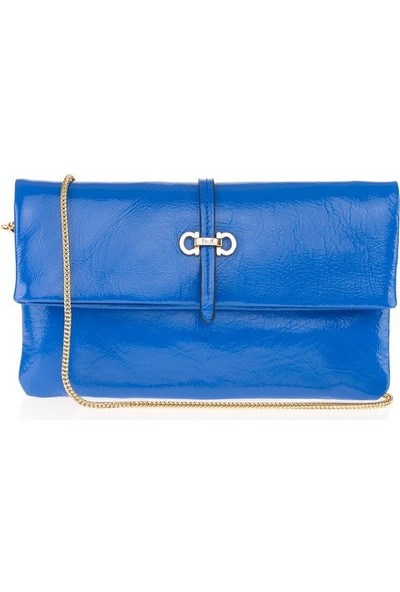 Bilik Deri Mavi Kırışık Rugan Deri Kadın Portföy & Clutch Çanta Blm P-02 Bilik Deri Mavi Kırışık Rugan Deri Kadın Portföy & Clutch Çanta Blm P-02