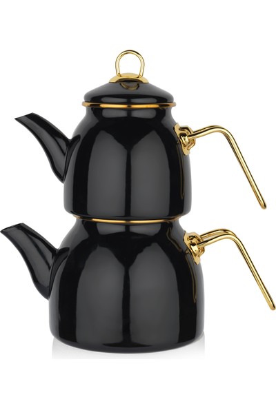 Schafer Shafer Glaze Emaye Caydanlık Takımı